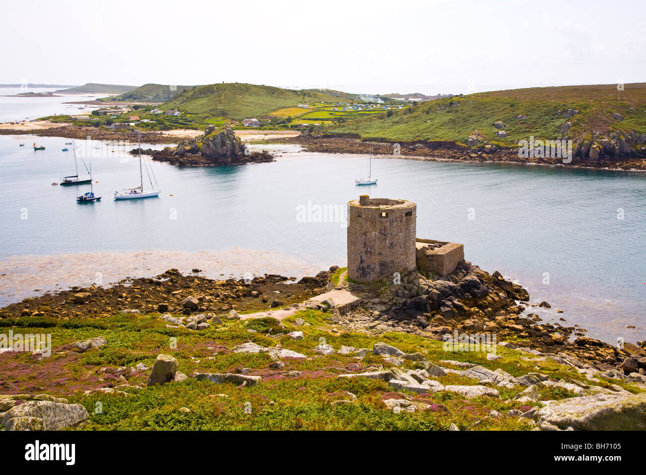 Cromwell's Castle - Tresco - Isles Of Scilly Stock Photo - Alamy