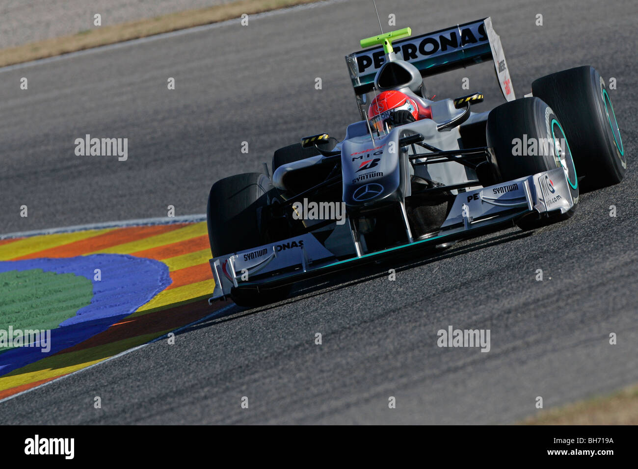 Test of Formula 1 championship 2010 Stock Photo - Alamy