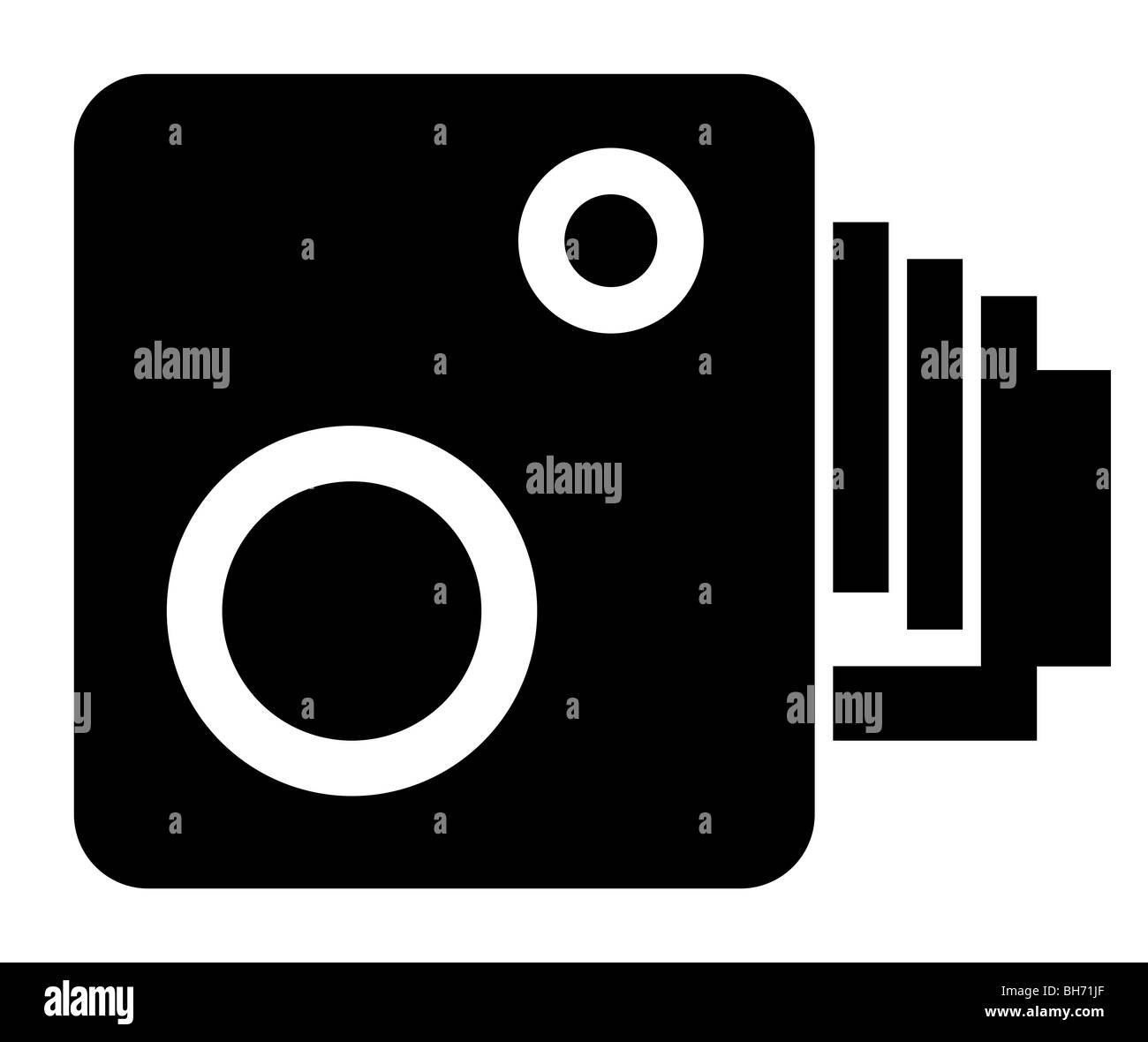 Speed camera sign on road Black and White Stock Photos & Images - Alamy