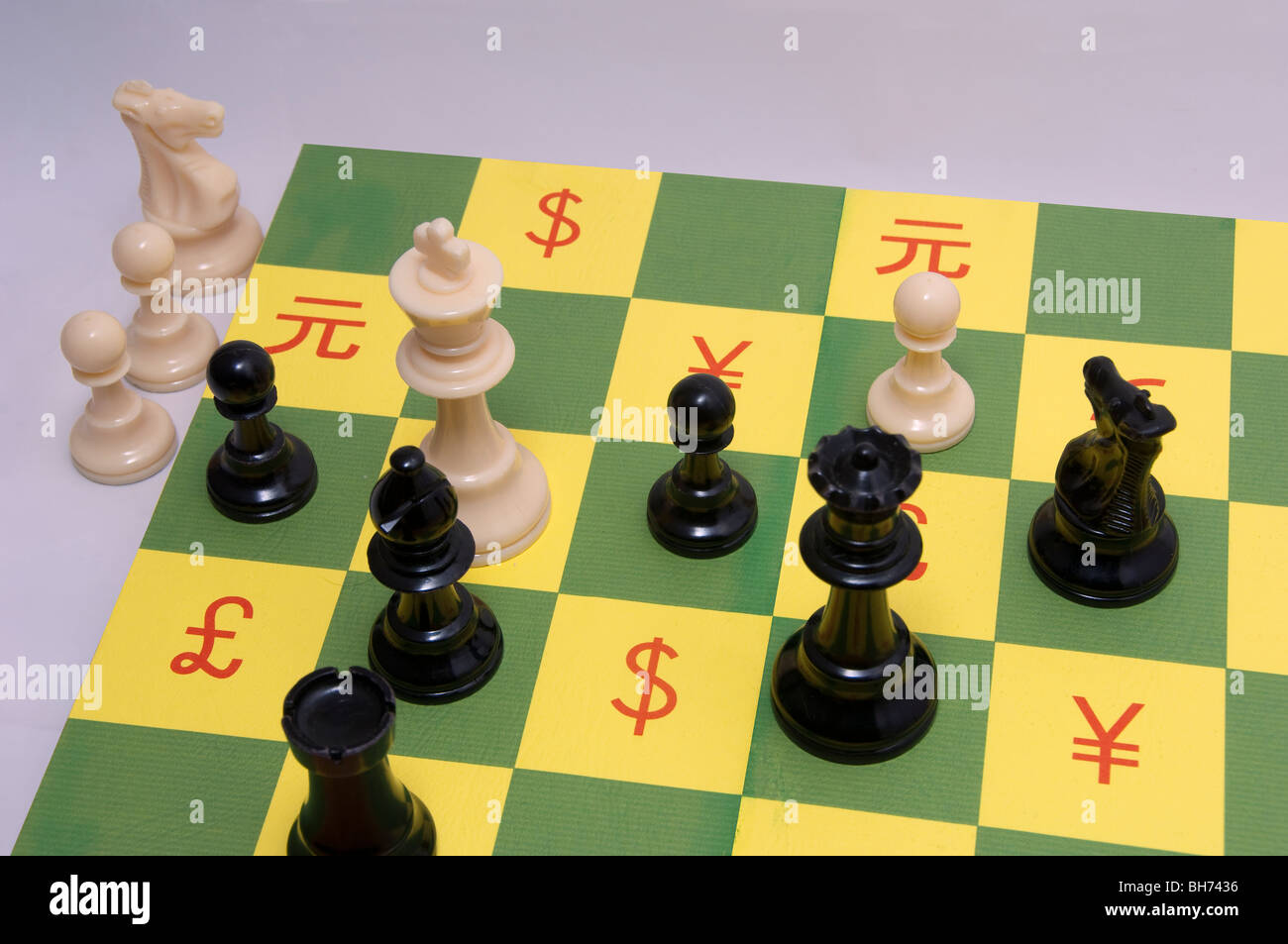 Financial concept currency trading game dealing Stock Photo - Alamy