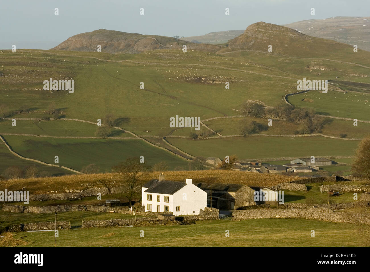 An isolated farmhouse near to the village of Stainforth, in the ...