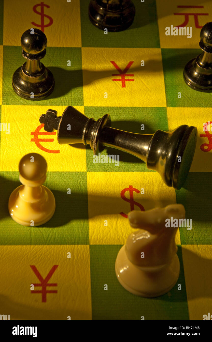 Financial concept currency trading game dealing Stock Photo - Alamy