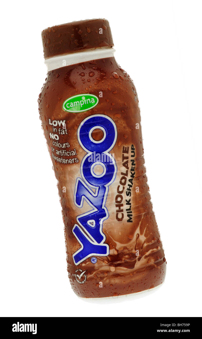 Bottle of Yazoo Chocolate Flavoured Milkshake Stock Photo - Alamy
