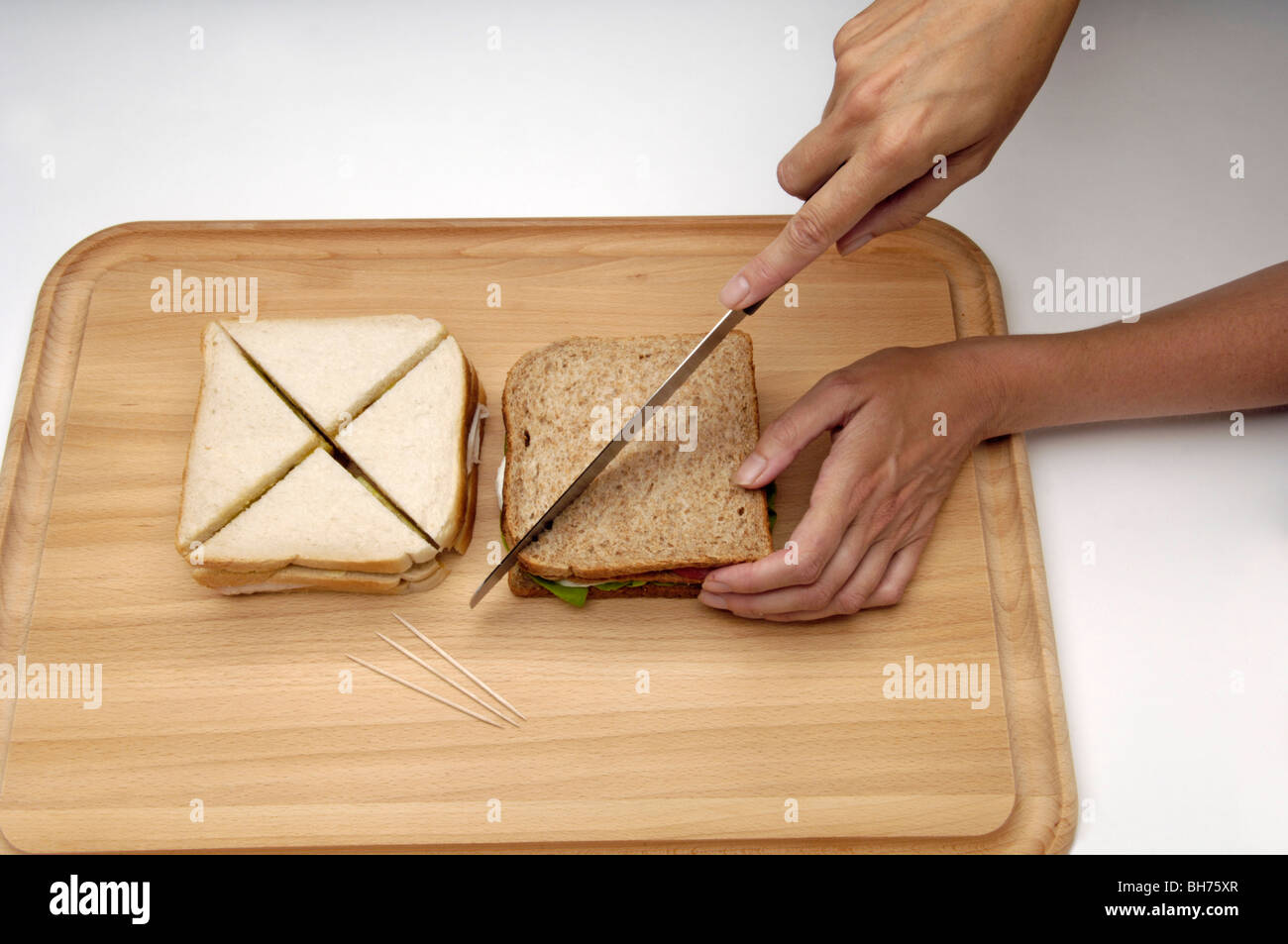 Sandwich quarters hi-res stock photography and images - Alamy