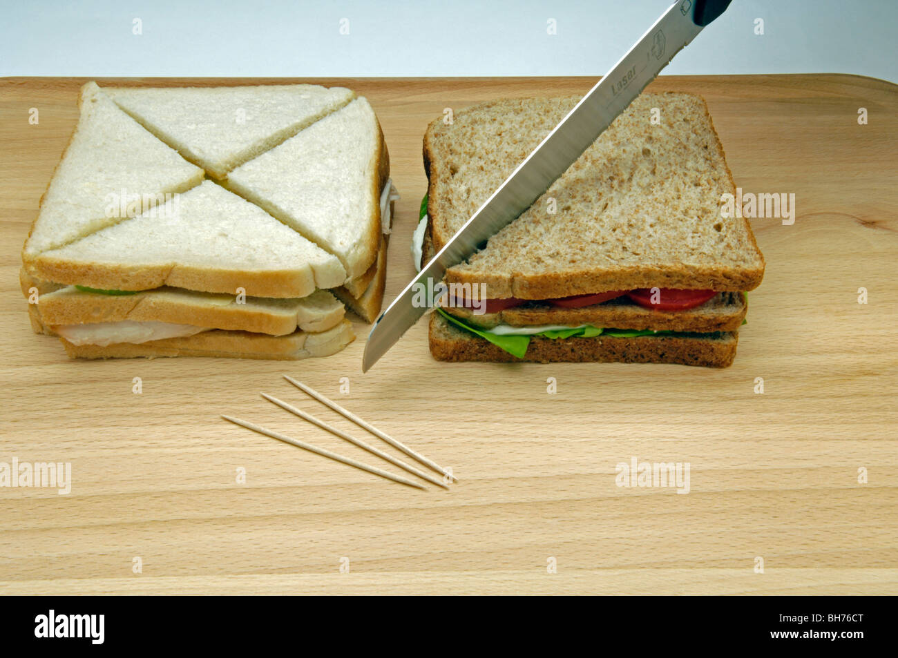 Sandwich quarters hi-res stock photography and images - Alamy