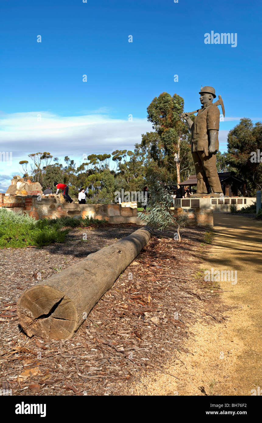 Map Kernow Statue Kapunda South Australia Stock Photo - Alamy