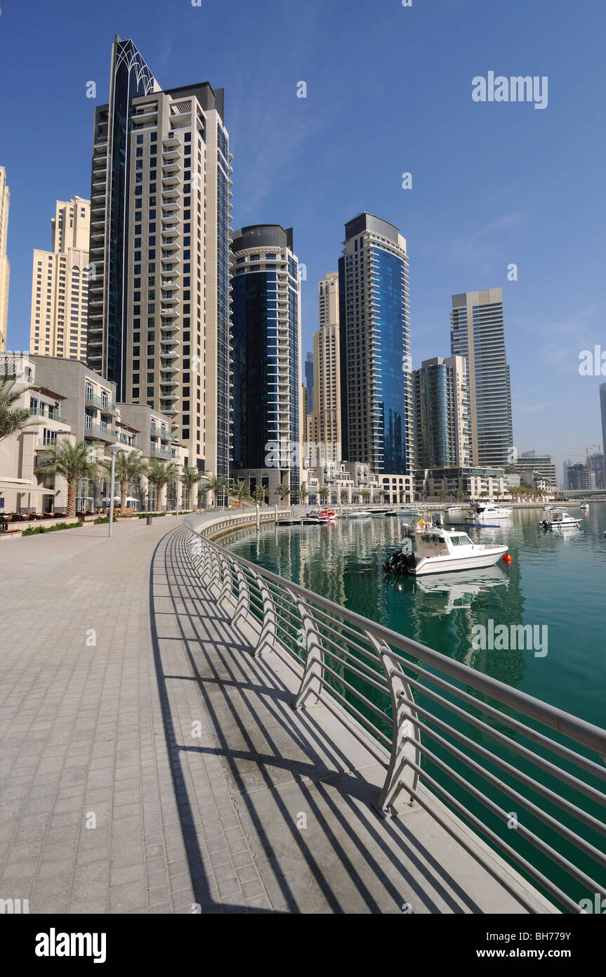 Promenade at Dubai Marina. Dubai, United Arab Emirates Stock Photo - Alamy