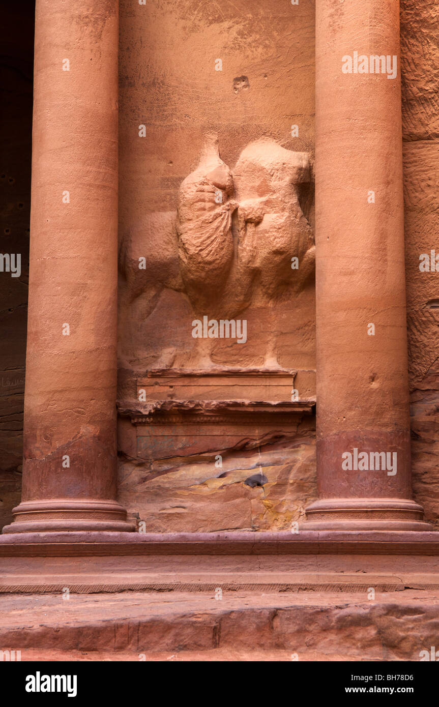 The Nabatean tombs of Petra, Jordan, were taken over by the Romans as ...