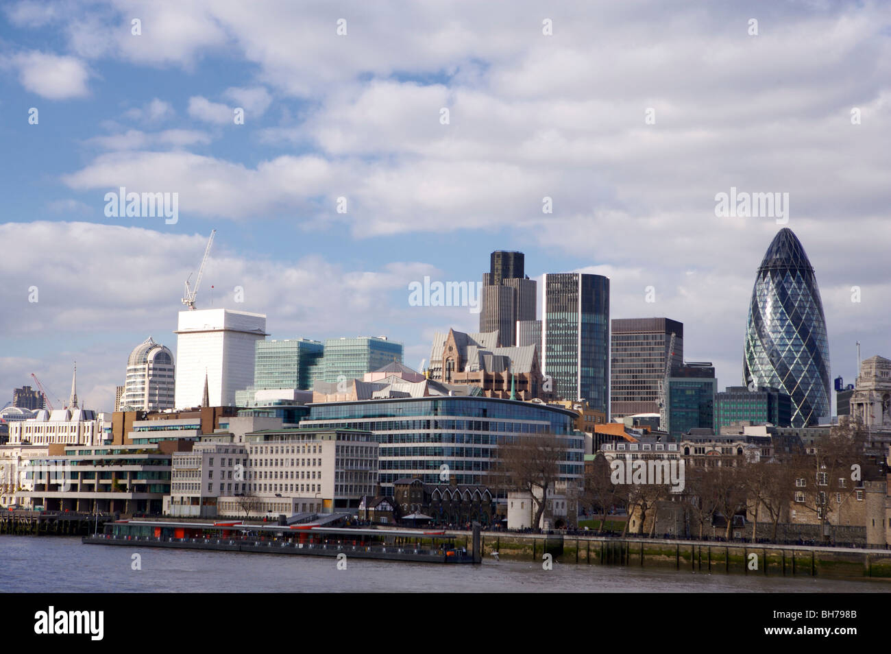 London, skyline, Gherkin, River, Thames, City, uk Stock Photo - Alamy