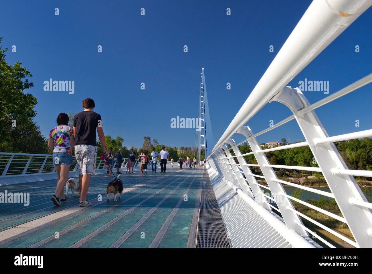 Sundial Bridge, Redding, California Stock Photo - Alamy