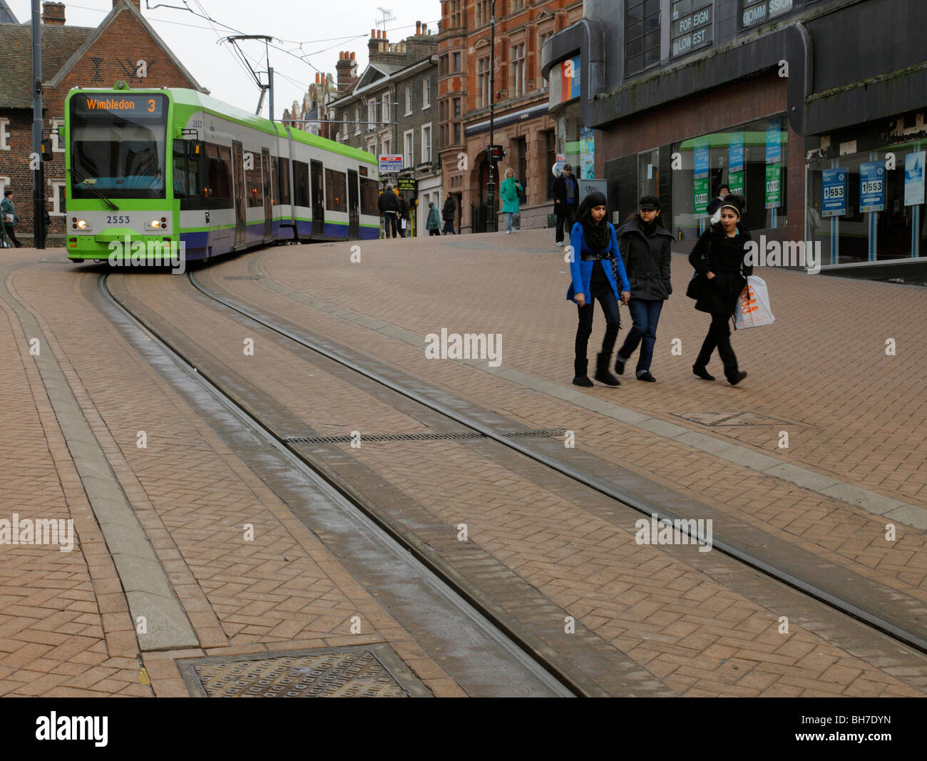 Croydon tram hi-res stock photography and images - Alamy