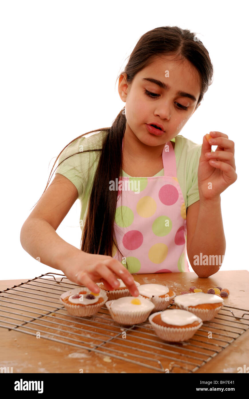 Baking Fairy Cakes Stock Photo - Alamy
