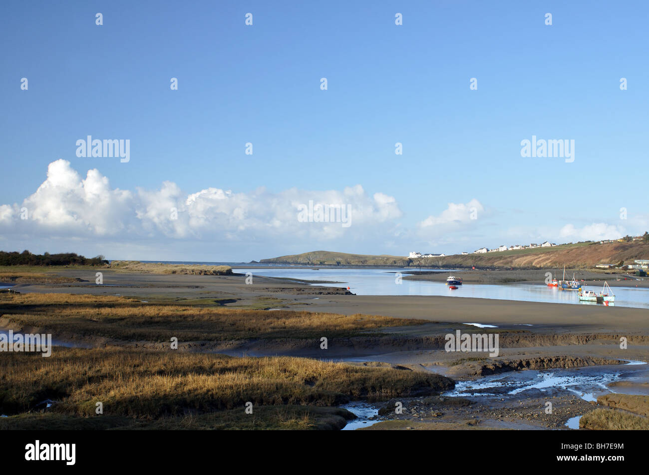 View across river teifi hi-res stock photography and images - Alamy