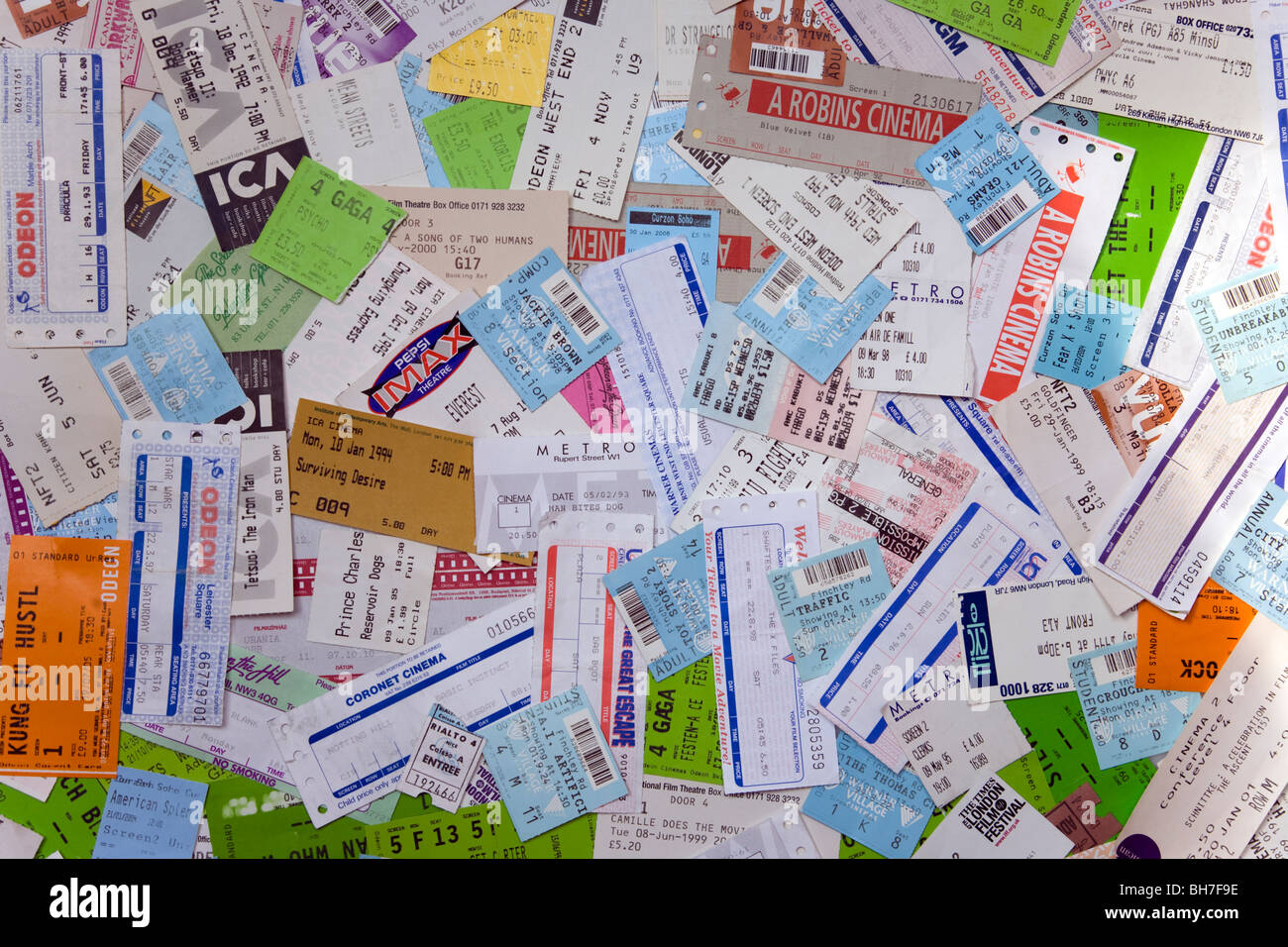 Ticket stubs hi-res stock photography and images - Alamy