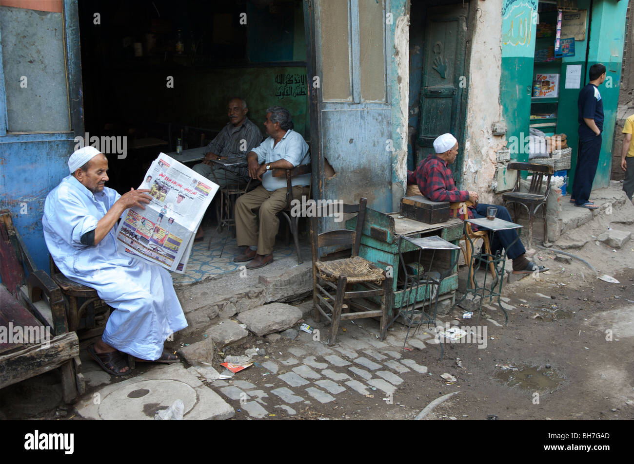 Exploring the narrow winding lanes of the suq in Old Cairo, around the ...