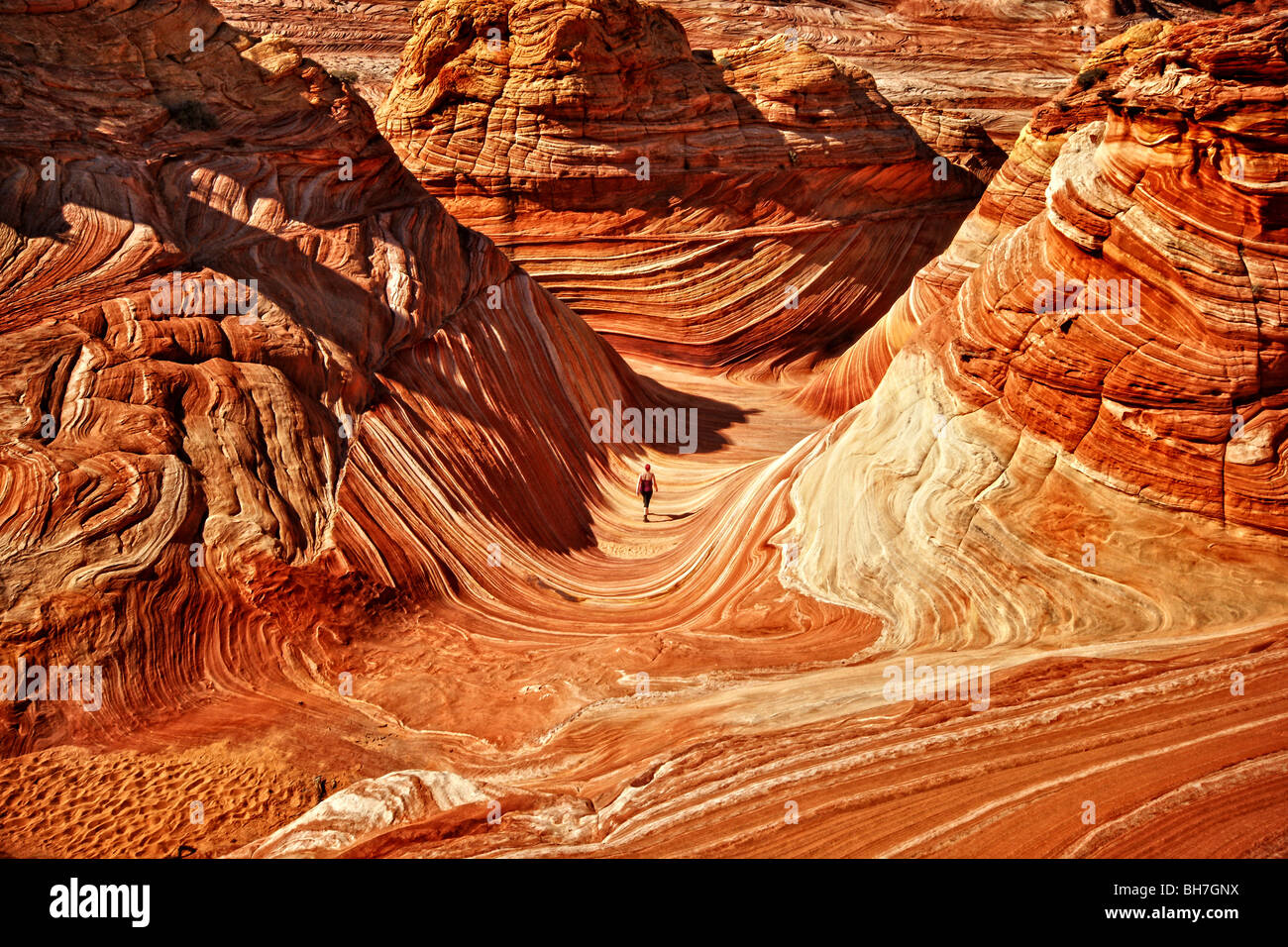 the wave rock formation Stock Photo - Alamy