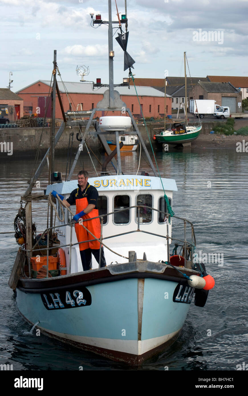 Fishing trawler harbour port seton hi-res stock photography and images ...
