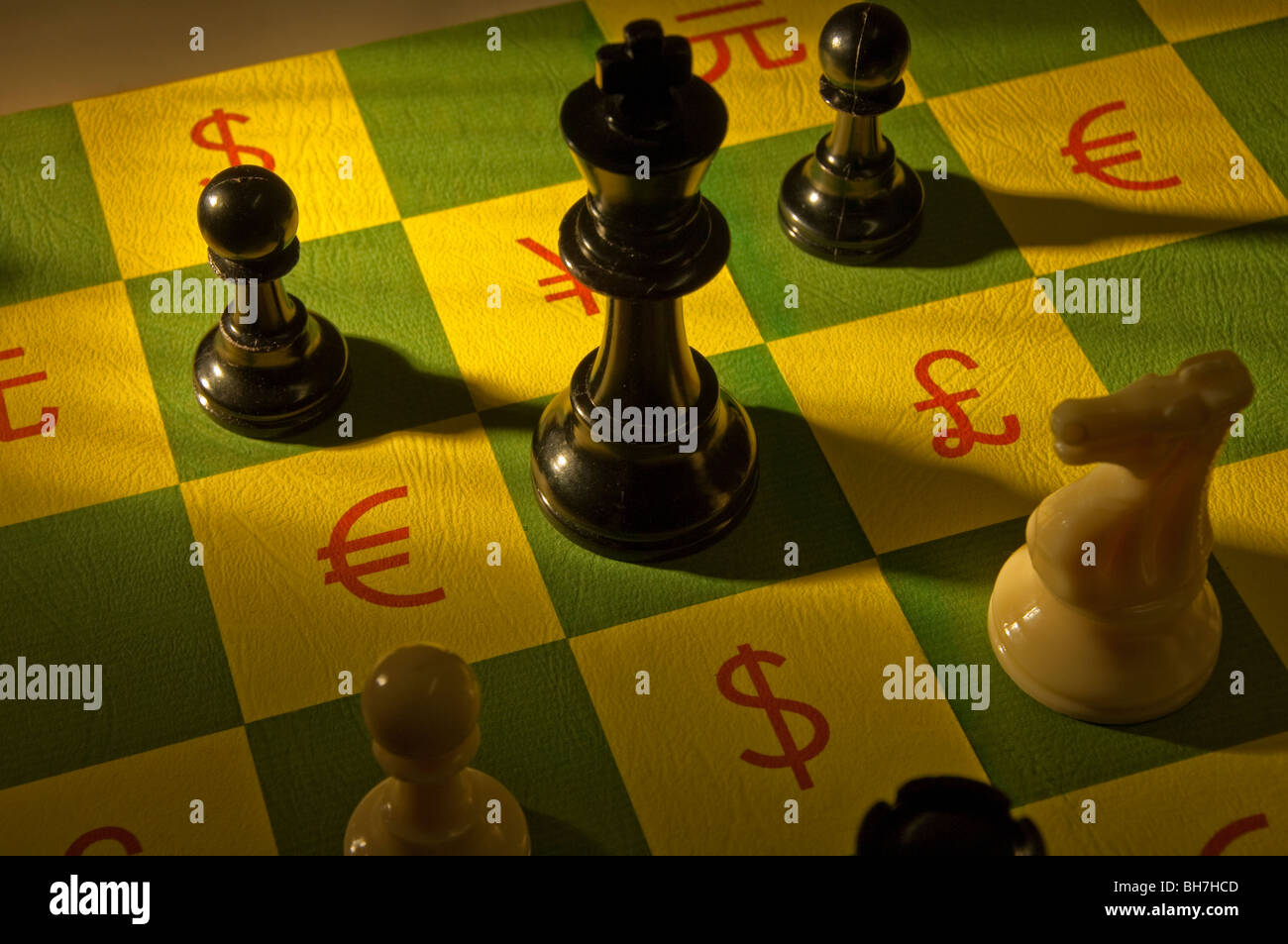 Financial concept currency trading game dealing Stock Photo - Alamy