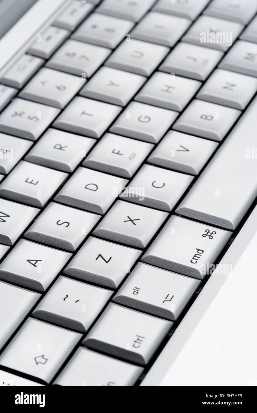 apple Laptop keypad close up crop Stock Photo - Alamy