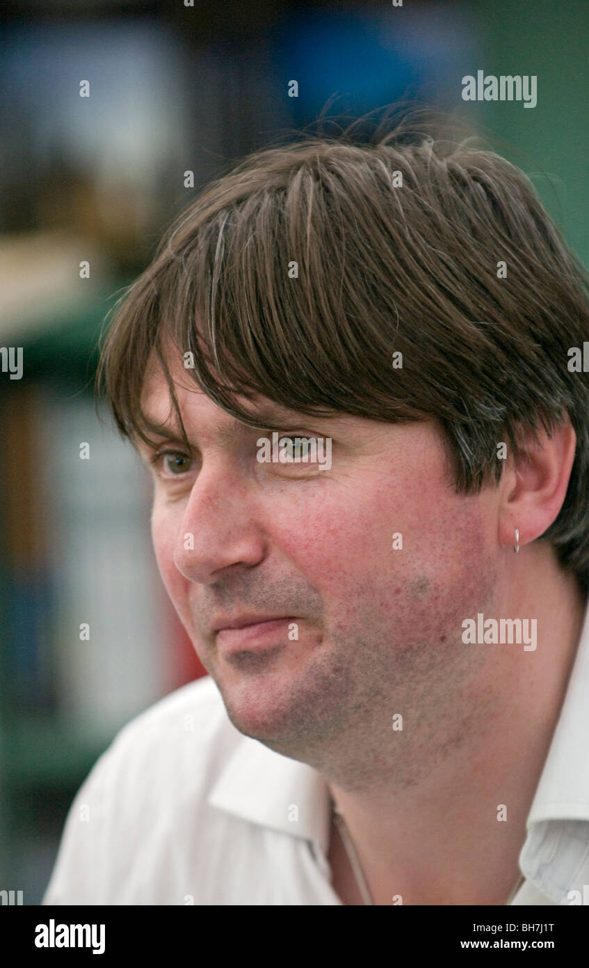 Simon Armitage poet playwright and novelist pictured at book signing ...