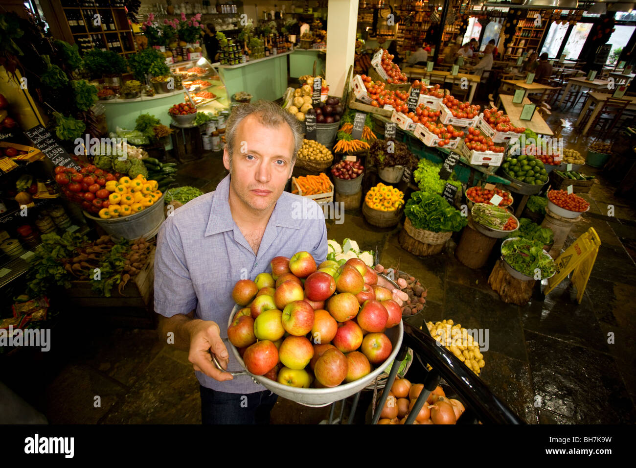 Bill Collison founder of Bill's Produce Store and Cafe in Lewes ...