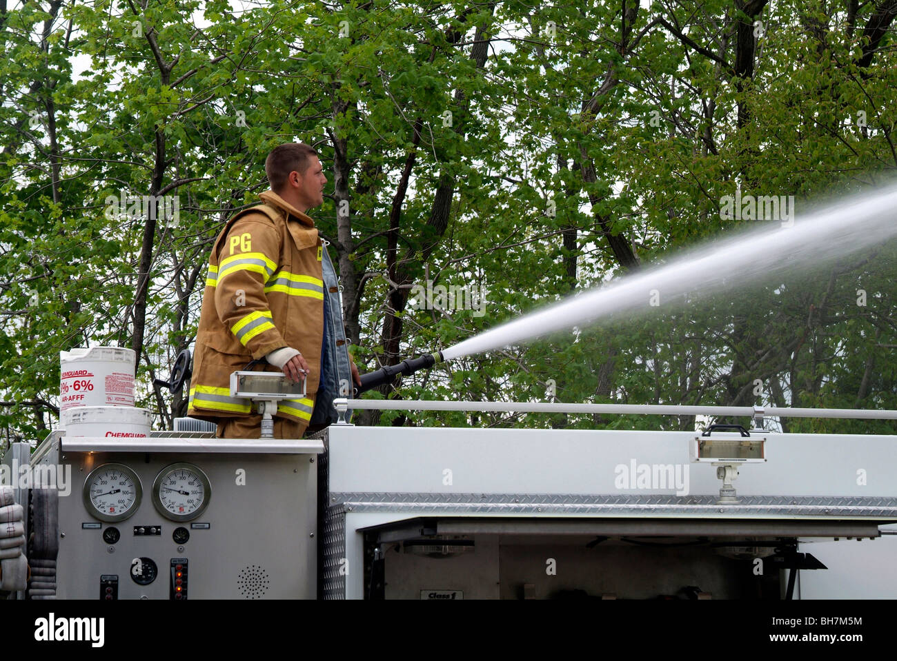 Firetruck By Water High Resolution Stock Photography and Images - Alamy