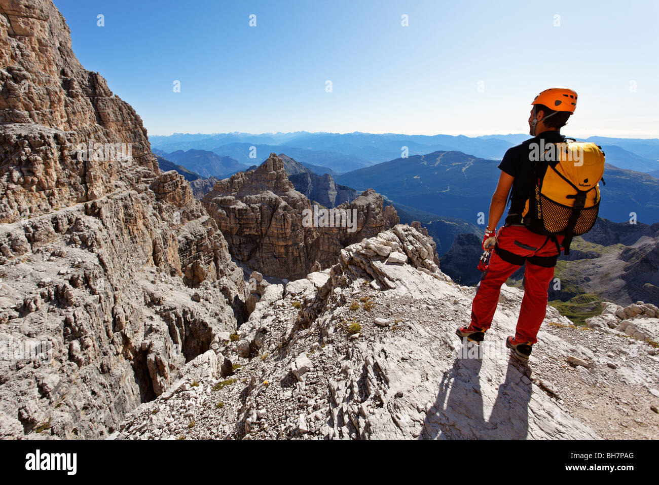 brenta via ferrata dolomite dolomiti mountaineering italy alps italian ...