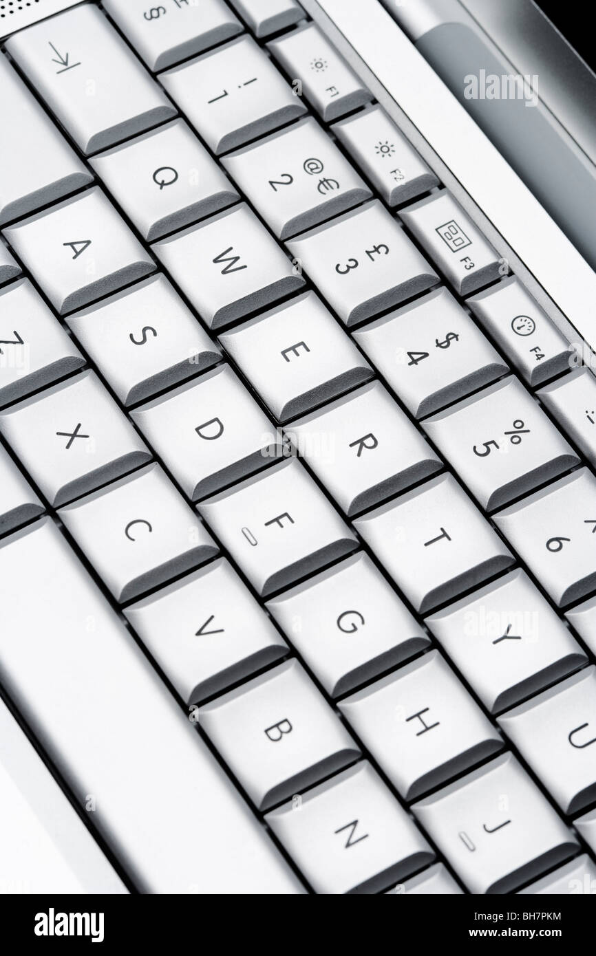 apple Laptop keypad close up crop Stock Photo - Alamy