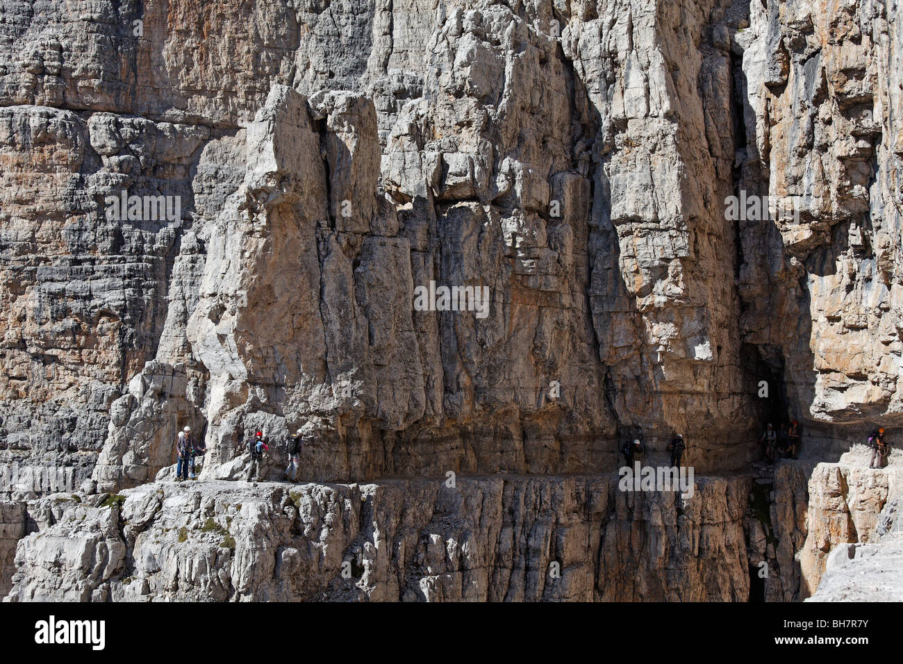 brenta via ferrata dolomite dolomiti mountaineering italy alps italian ...