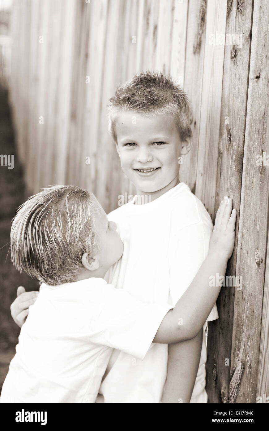 brothers playing around Stock Photo - Alamy