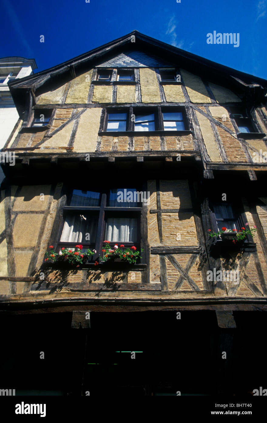Half-timbered half timbered building structure architecture Tours ...