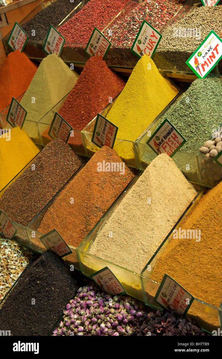 The Spice Bazaar, Istanbul, Turkey Stock Photo - Alamy