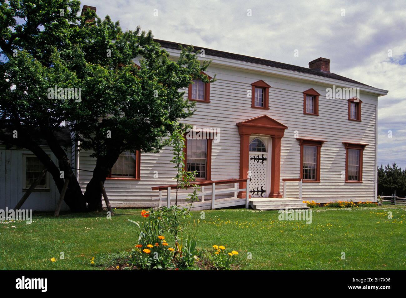 Craigflower Manor Farmhouse, Victoria, British Columbia, Canada Stock ...