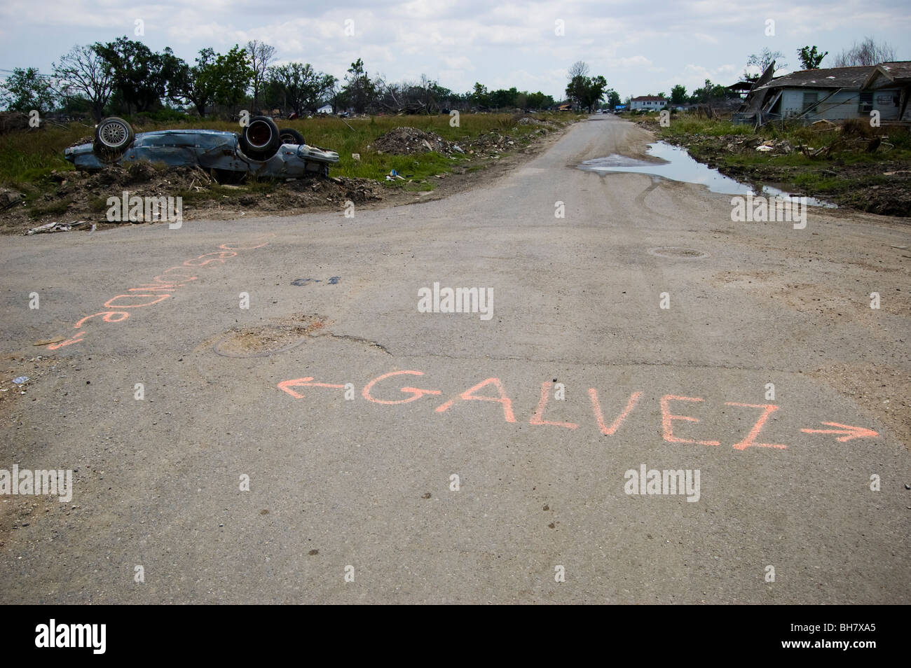 Destruction seen 9 months after the flooding by Hurricane Katrina ...