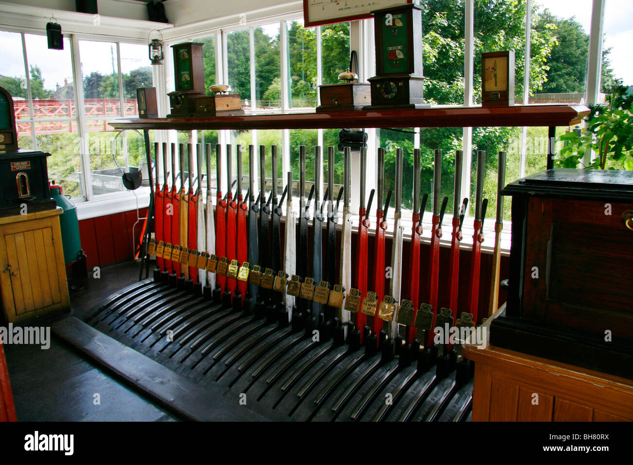 Railway points lever hi-res stock photography and images - Alamy