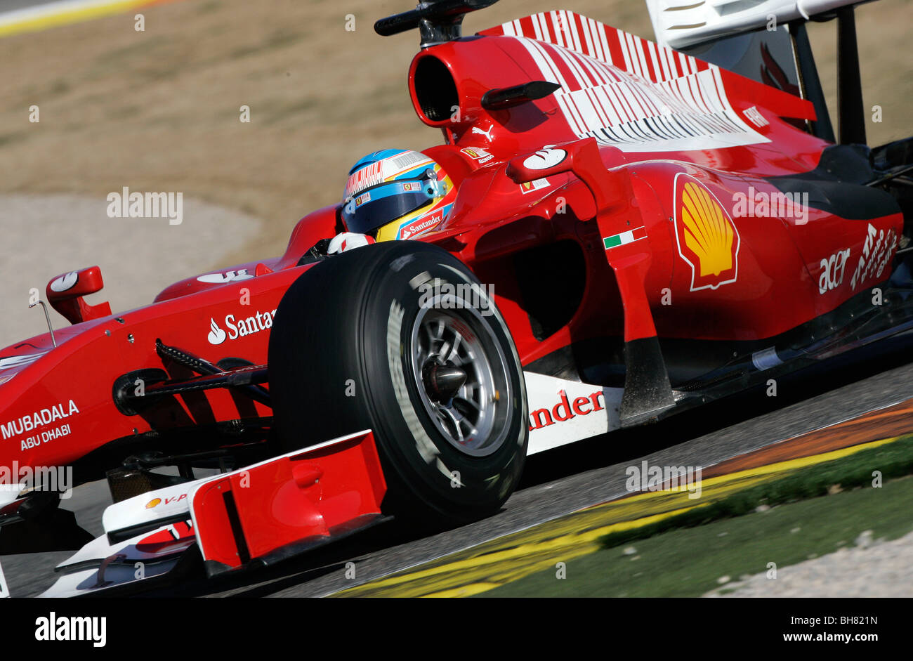 Fernando Alonso - Ferrari racing team F1 Stock Photo - Alamy
