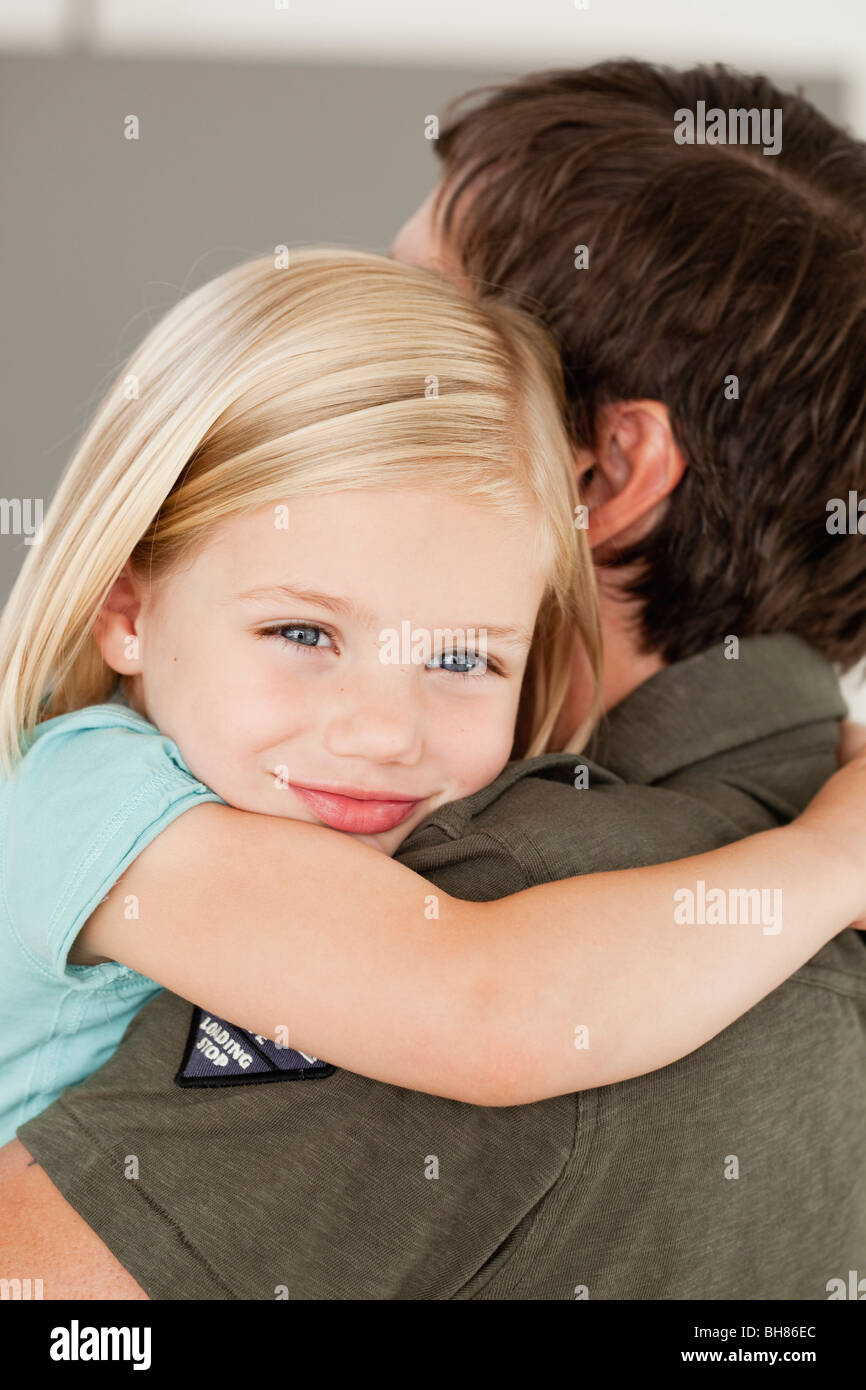 father and daughter hugging Stock Photo - Alamy