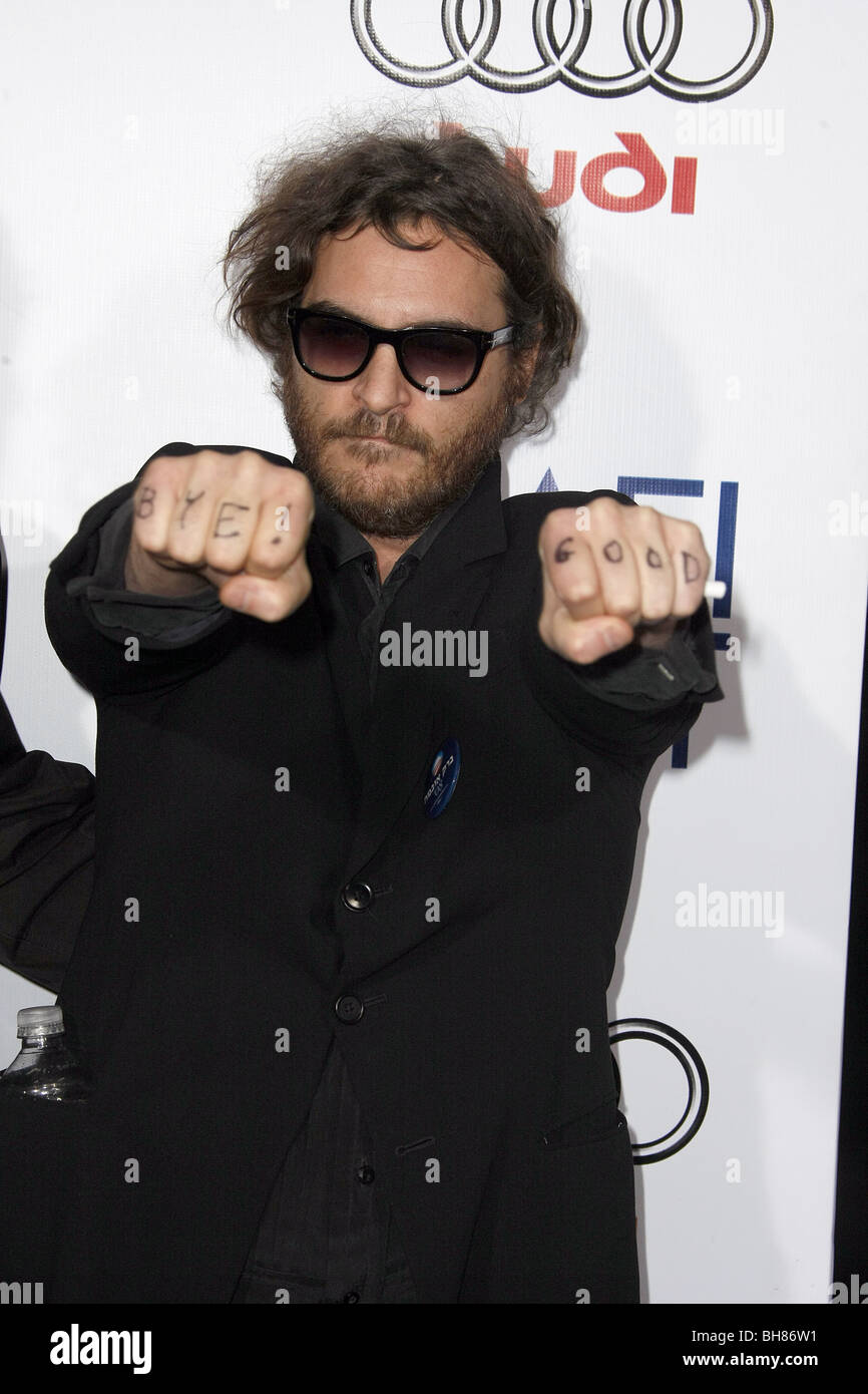 JOAQUIN PHOENIX ACTOR HOLLYWOOD LOS ANGELES CA USA 01/11/2008 Stock ...