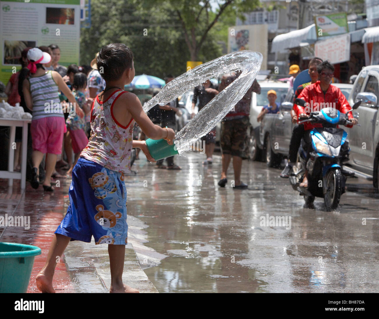 Songkran Festival in Thailand (Water Festival Stock Photo - Alamy