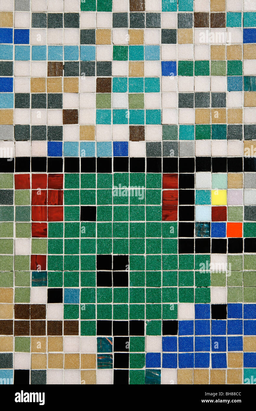 Detail of colored tiles Stock Photo - Alamy