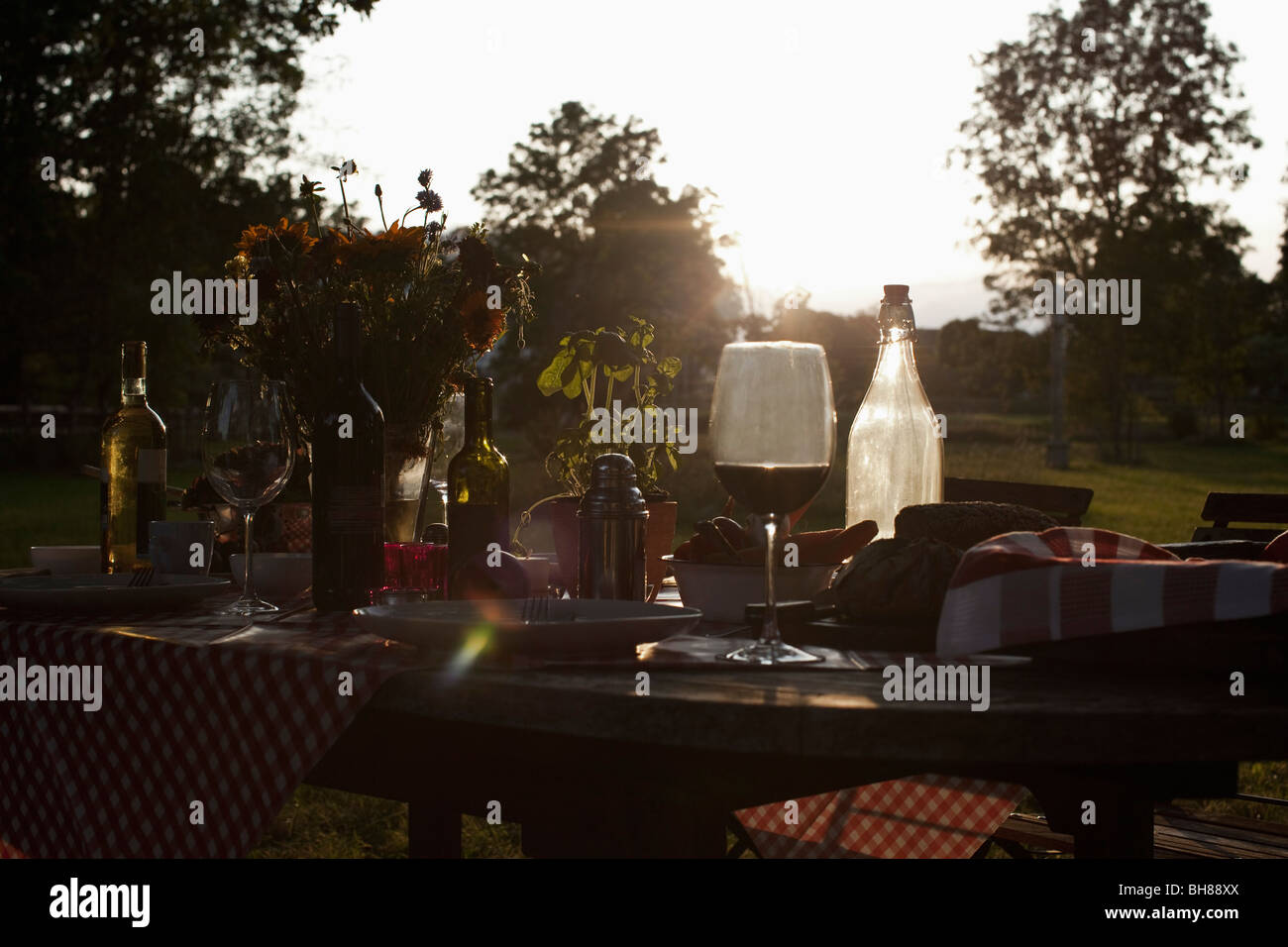 The morning after a dinner party Stock Photo - Alamy