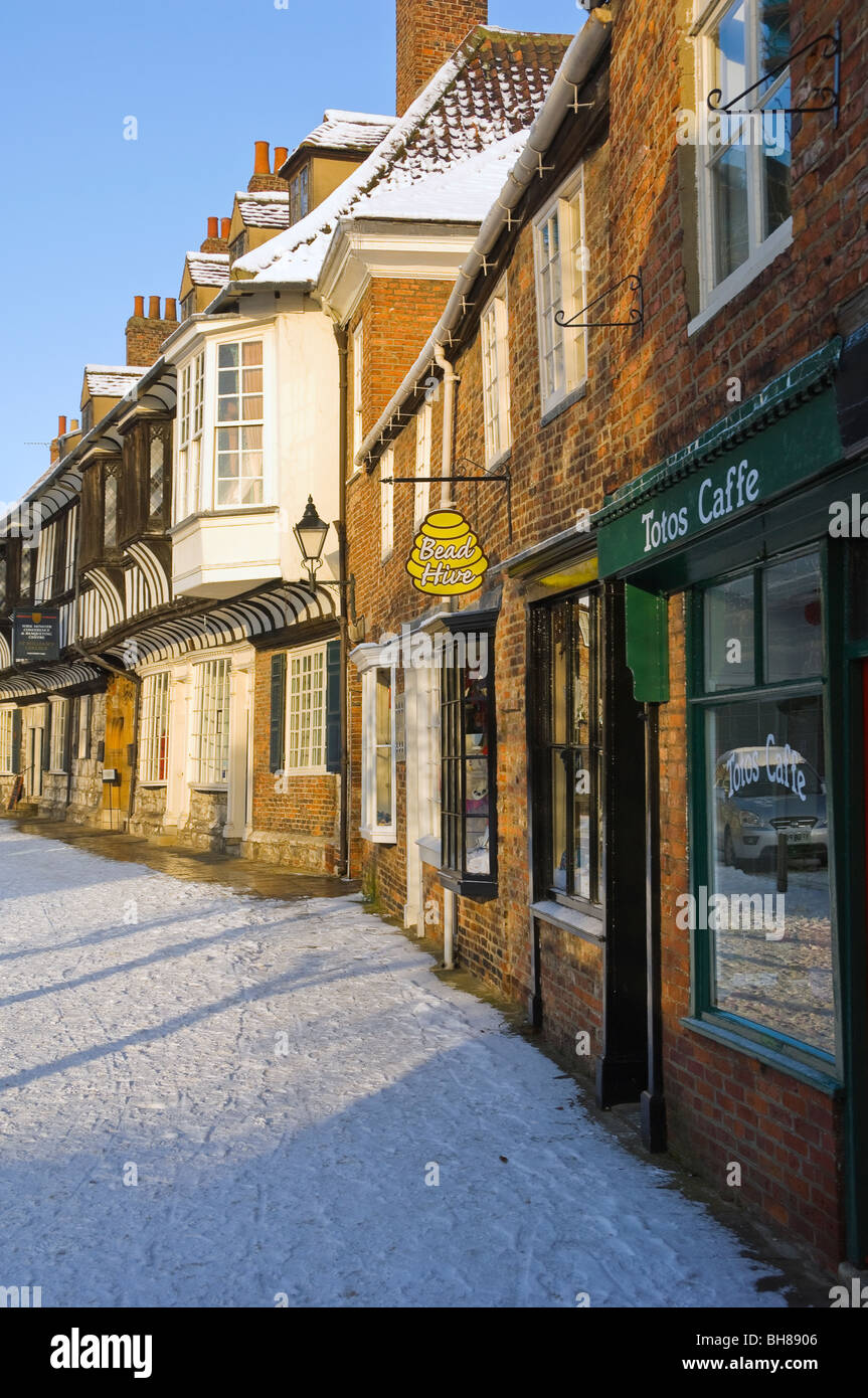 Snow at St Williams College in winter weather York North Yorkshire ...