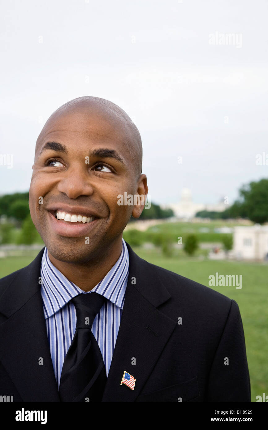 Business suit pin american flag hi-res stock photography and images - Alamy