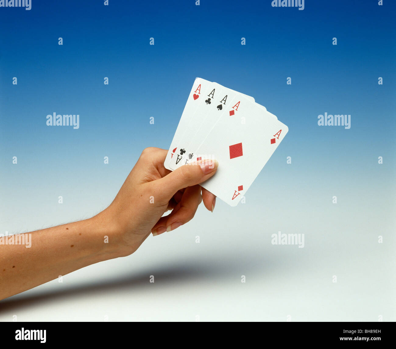 4 aces hi-res stock photography and images - Alamy