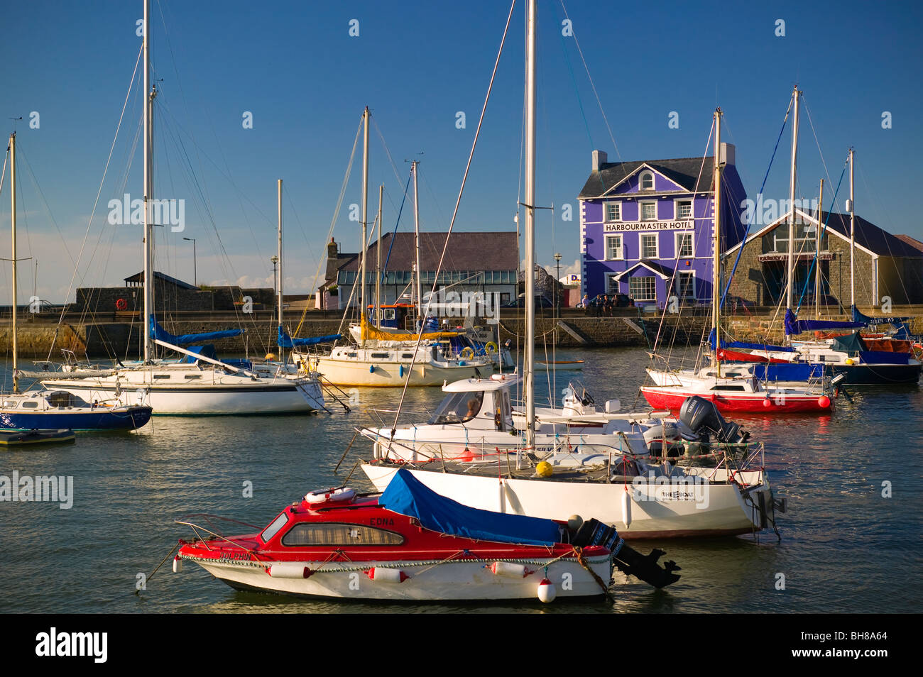 Aberaeron Ceredigion Wales Stock Photo - Alamy