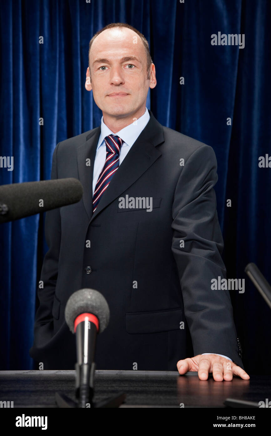 Lectern standing hi-res stock photography and images - Alamy