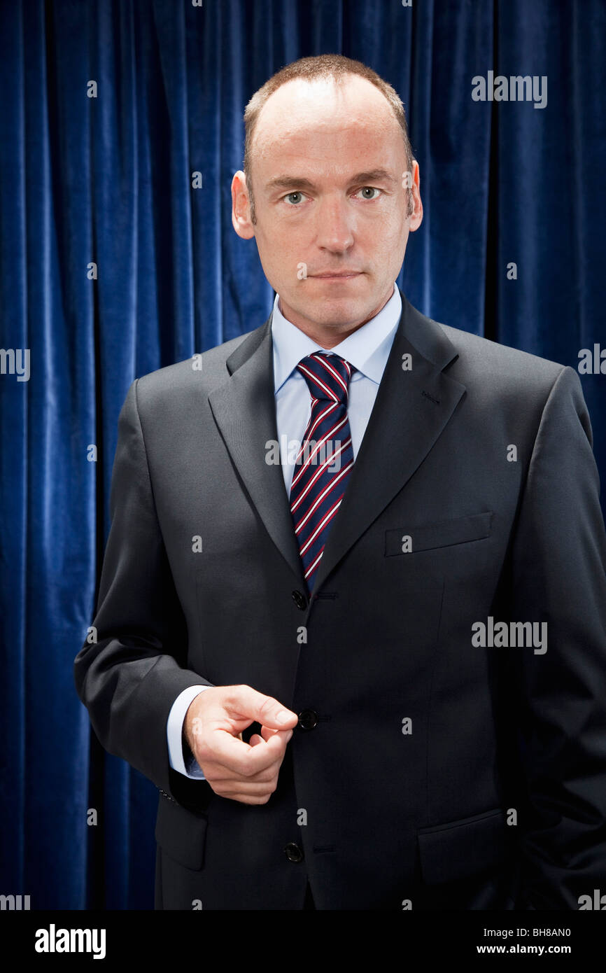 Portrait of a man in suit Stock Photo - Alamy