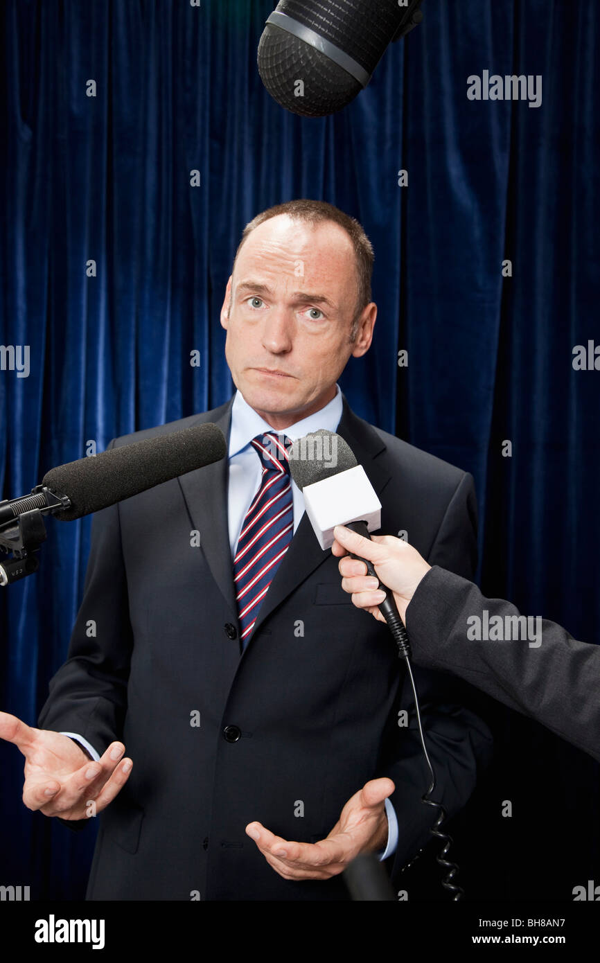 Interview stage hi-res stock photography and images - Alamy