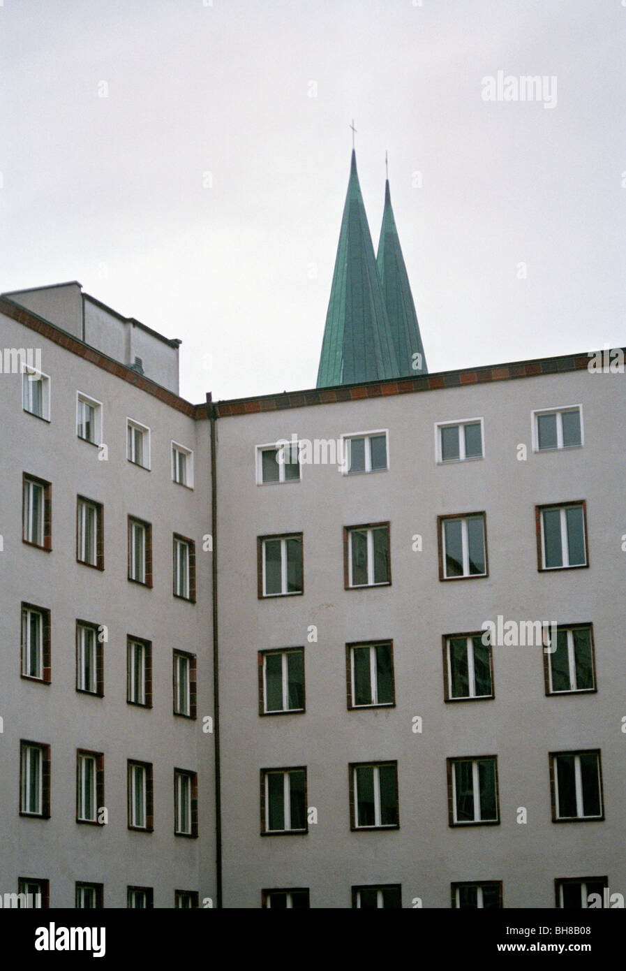 Two church hi-res stock photography and images - Alamy