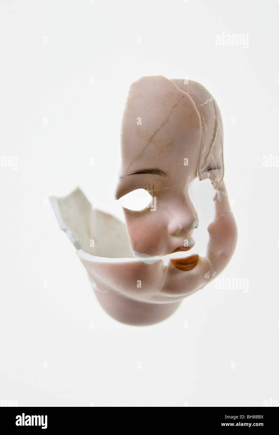 Cracked Porcelain Doll Head
